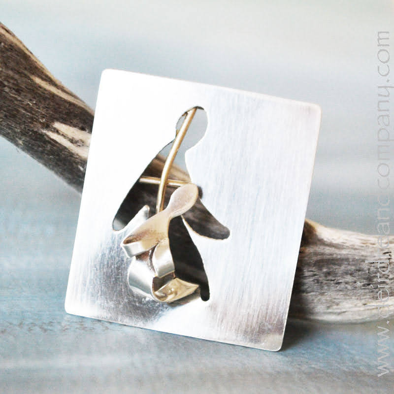 Reprise Collection ~ See Through Servant Pin in Sterling Silver ...