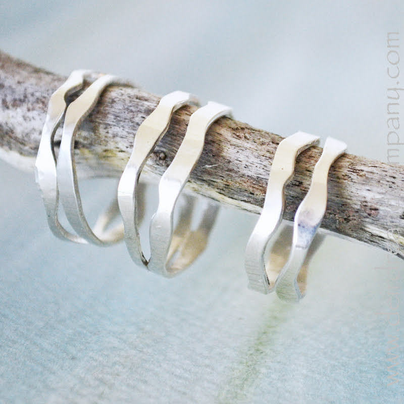 Woods & Water Waves Ring in Silver ~ Handcrafted Jewelry Minneapolis ...
