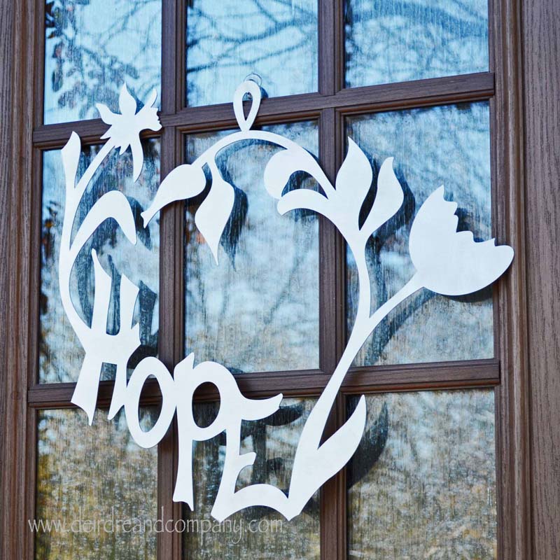Hope and Flowers Wreath – Deirdre & Company
